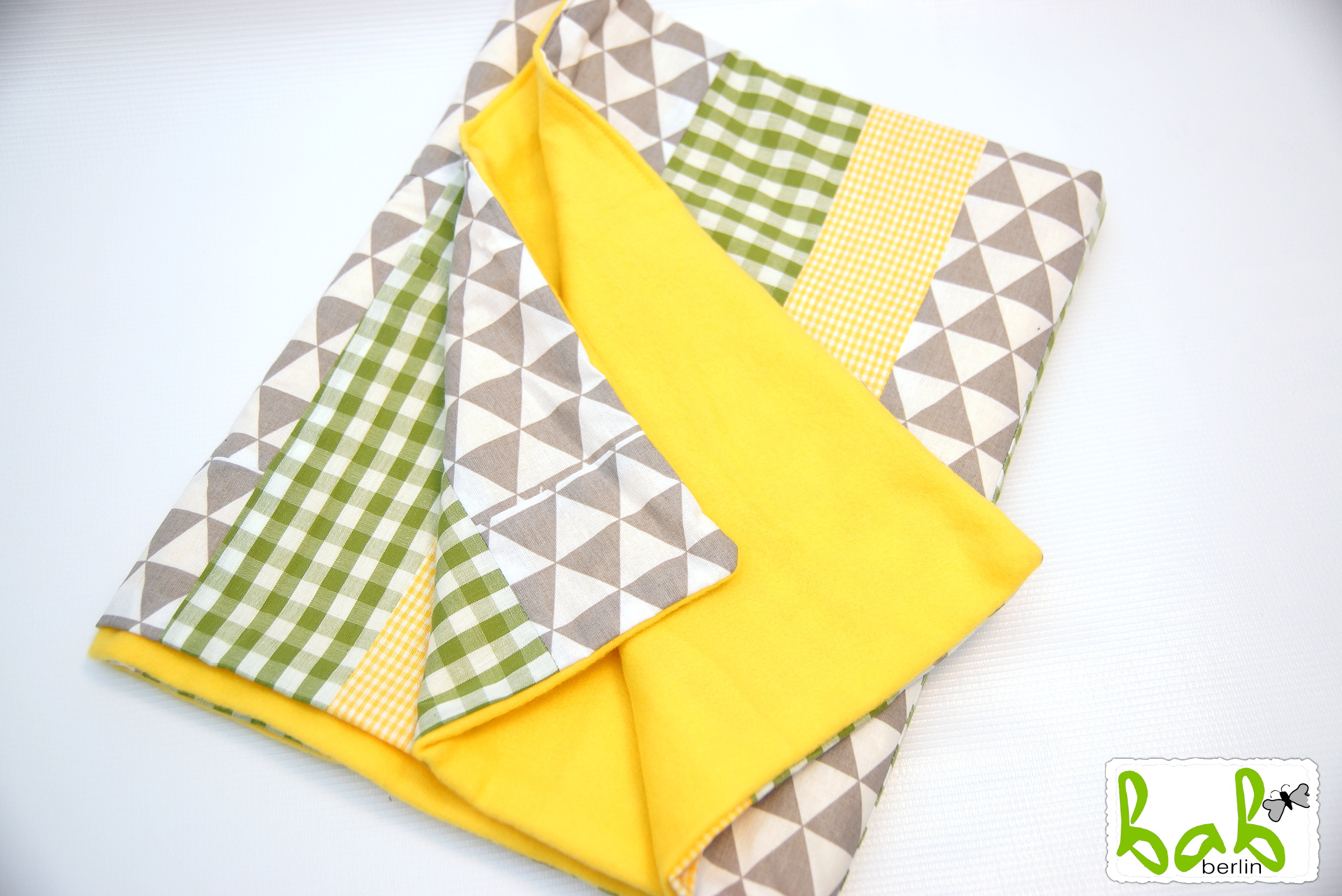 Babydecke Kinderdecke Kuscheldecke Patchworkdecke für Mädchen oder ...